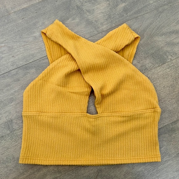 Urban Outfitters | Tops | Urban Outfitters Ribbed Halter Top | Poshmark